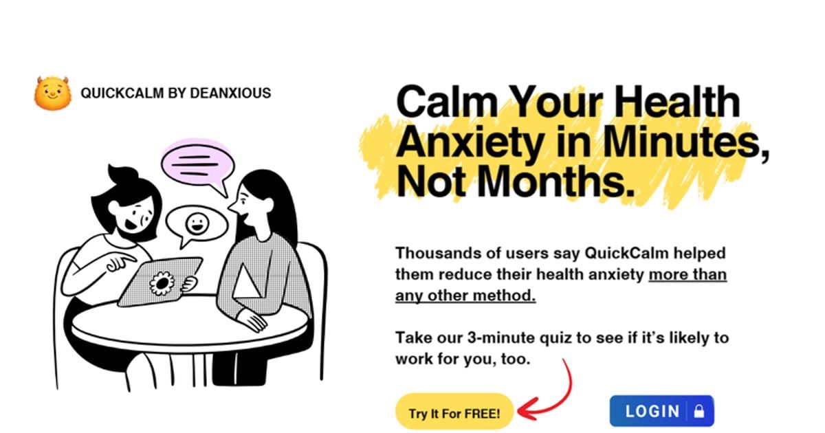 Beat Health Anxiety With QuickCalm